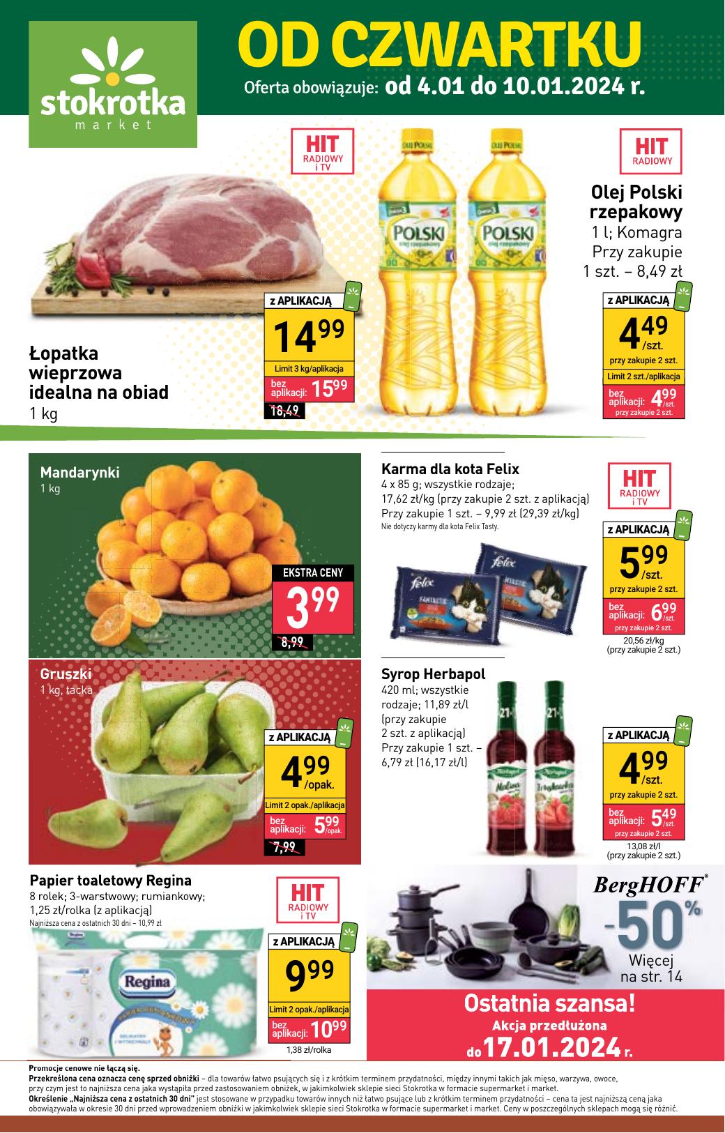 Gazetka Stokrotka - od 4 stycznia 2024 - Najnowsza